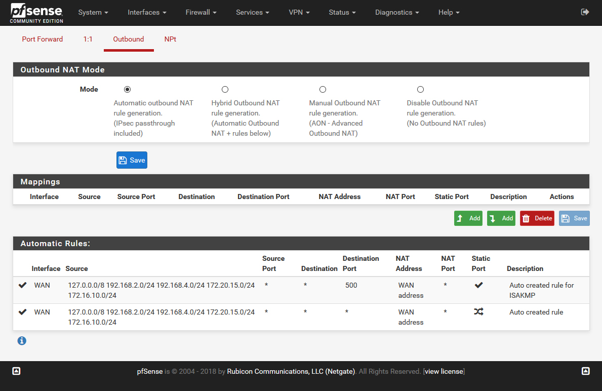 Disable Auto Added Vpn Rules Netgate Forum