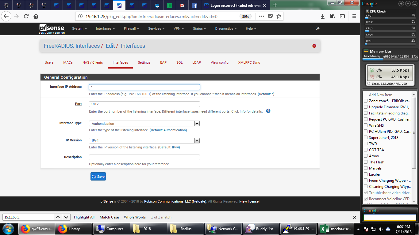 Login Incorrect Failed Retrieving Values Required To Evaluate Condition Netgate Forum 8856