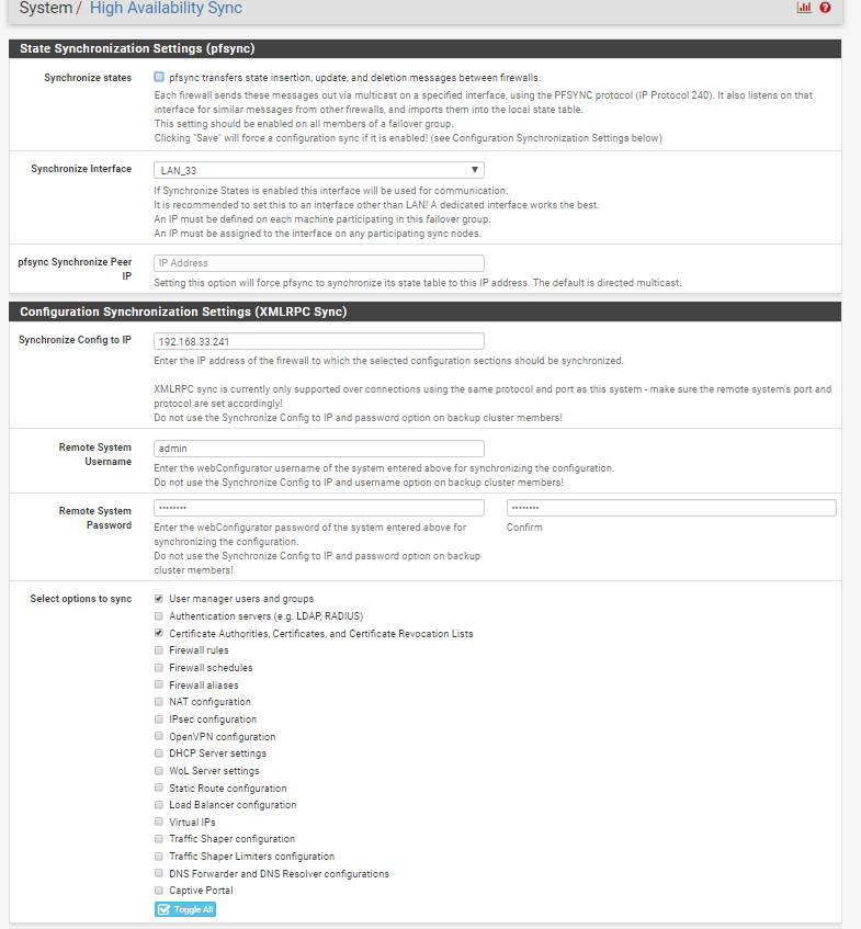 Issues With Xmlrpc Sync After Upgrade From 243 To 244 Release P2 Netgate Forum