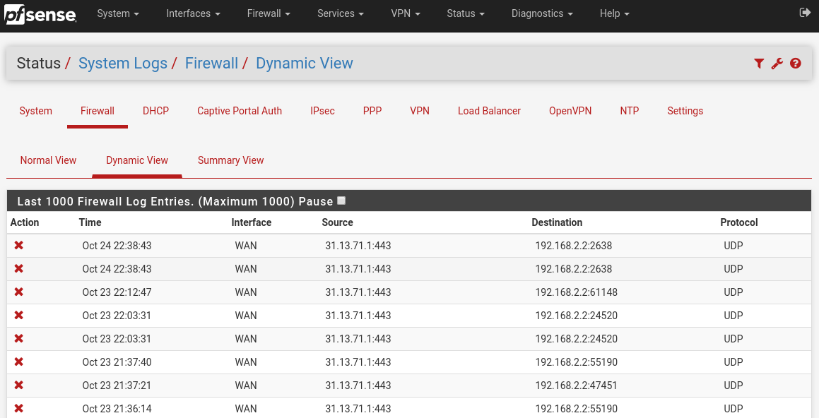 PfSense Firewall Log Analysis Help Re Netgate Forum