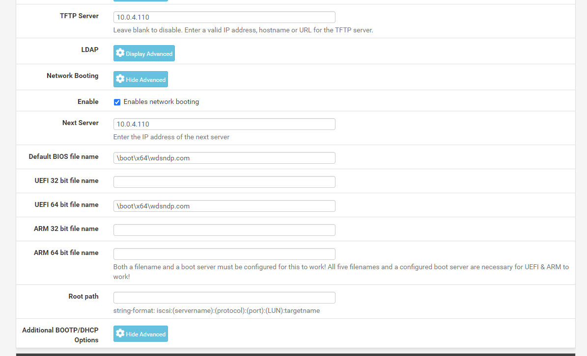 Setting up PXE Request Forwarding to WDS Server | Netgate Forum Setting up PXE Request Forwarding to WDS Server | Netgate Forum
