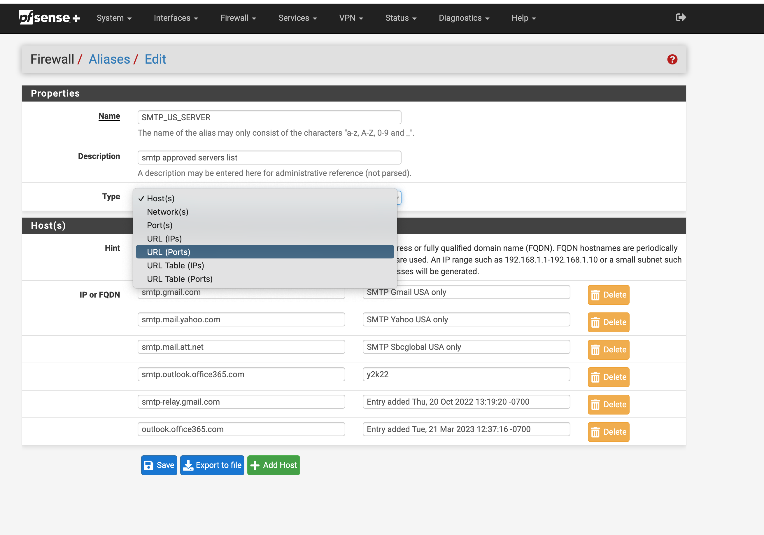 23.01 SG-2100MAX pfSense crash inside of Firewall / Aliases /Edit Dashboard | Netgate Forum