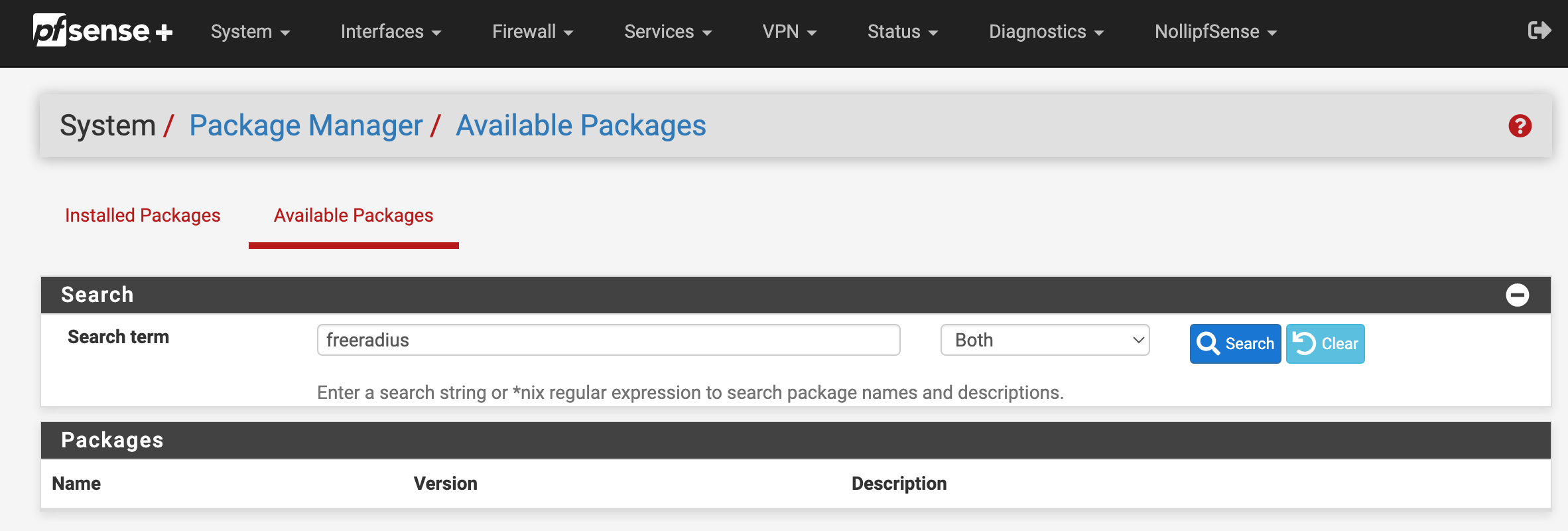 Surprised, No Available Packages | Netgate Forum